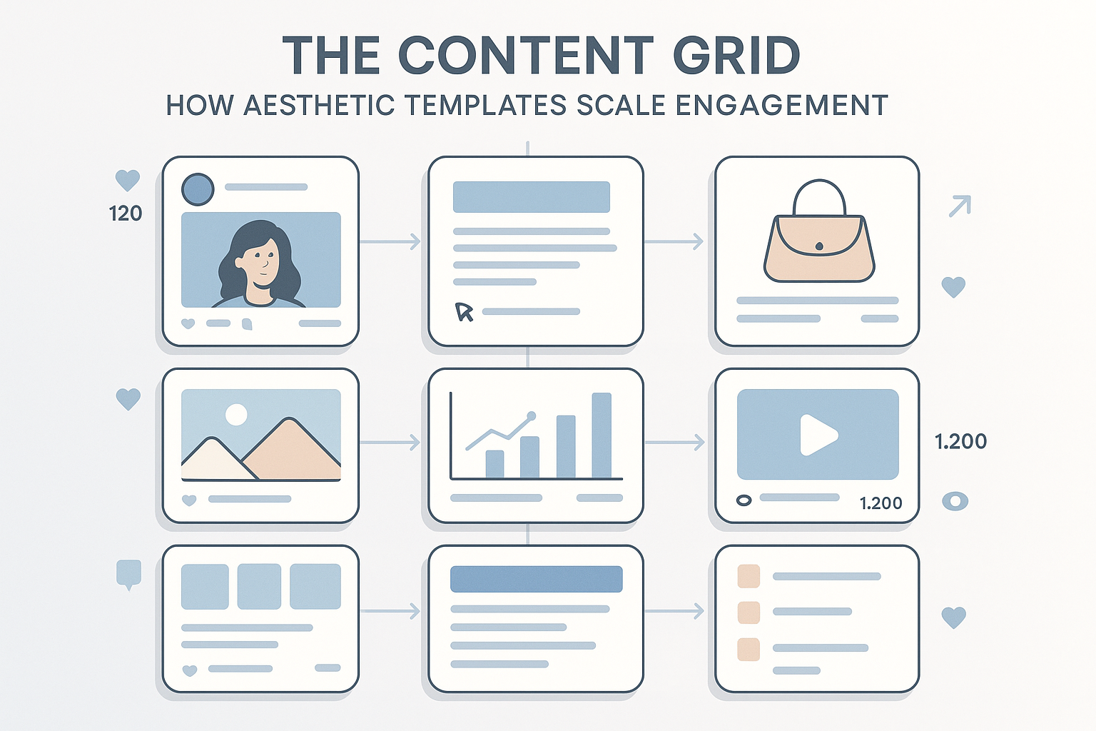 The Content Grid: How Aesthetic Templates Scale Reach – Ukiyo