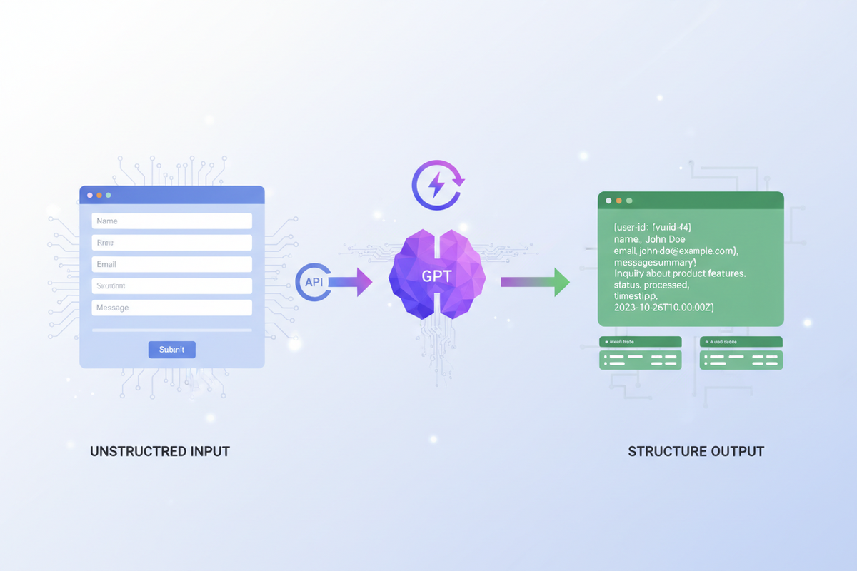 Webhook‑to‑GPT: How to Turn Any Form Submission into Structured Output